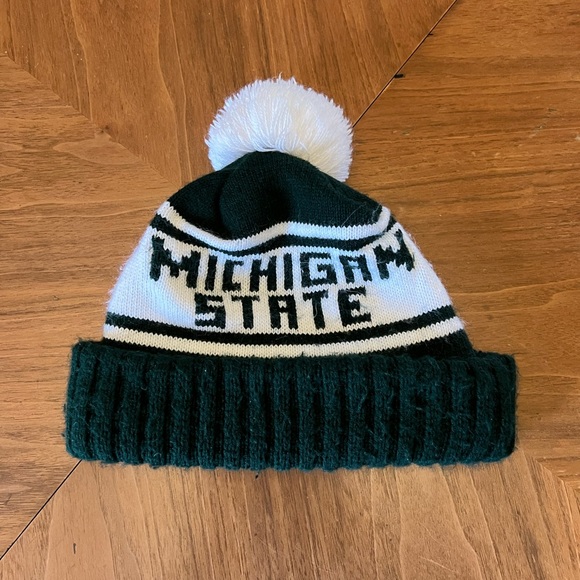 NCAA | Accessories | Vintage Michigan State Msu Spartans Knit Winter ...